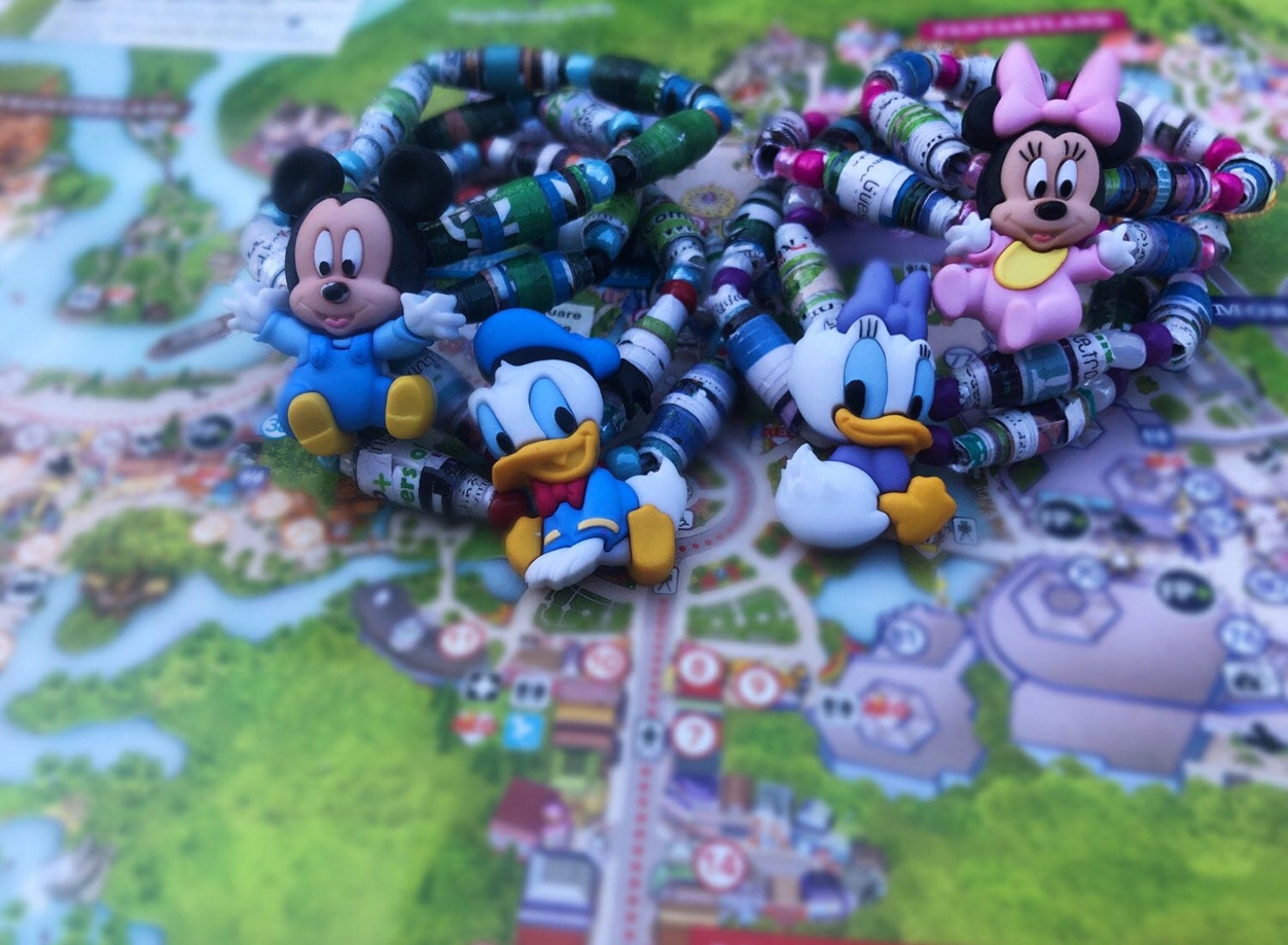 Baby Mickey & Friends Disney Map Bracelets | Mary's Magical Maps