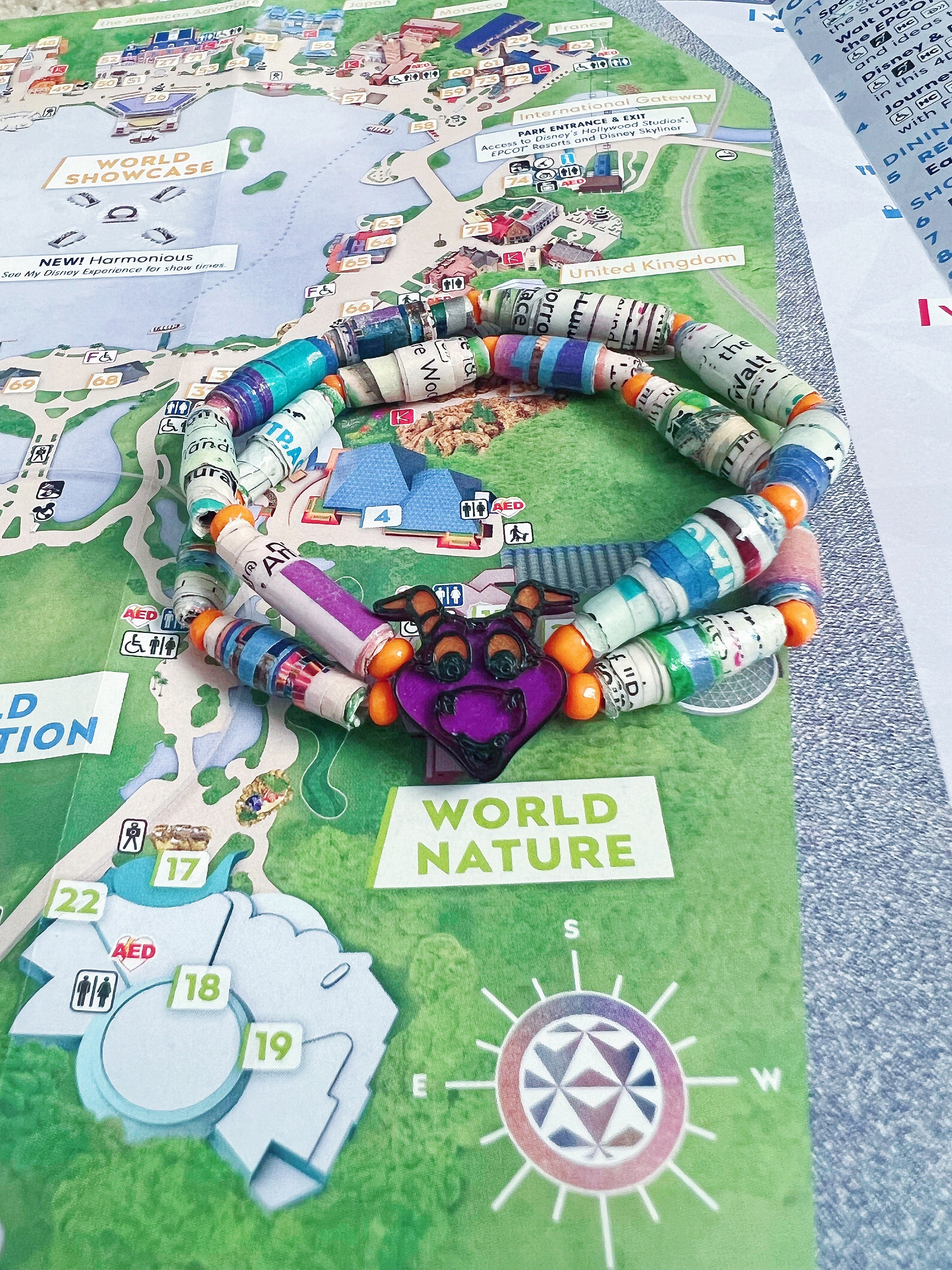 Figment Disney Map Bracelets | Mary's Magical Maps